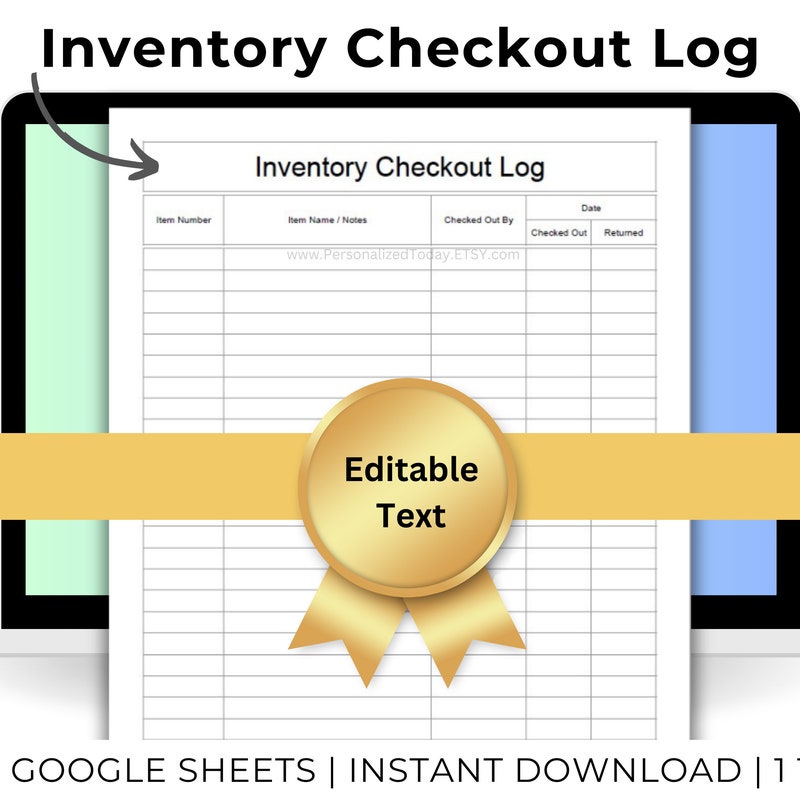 Inventory Check List - Etsy