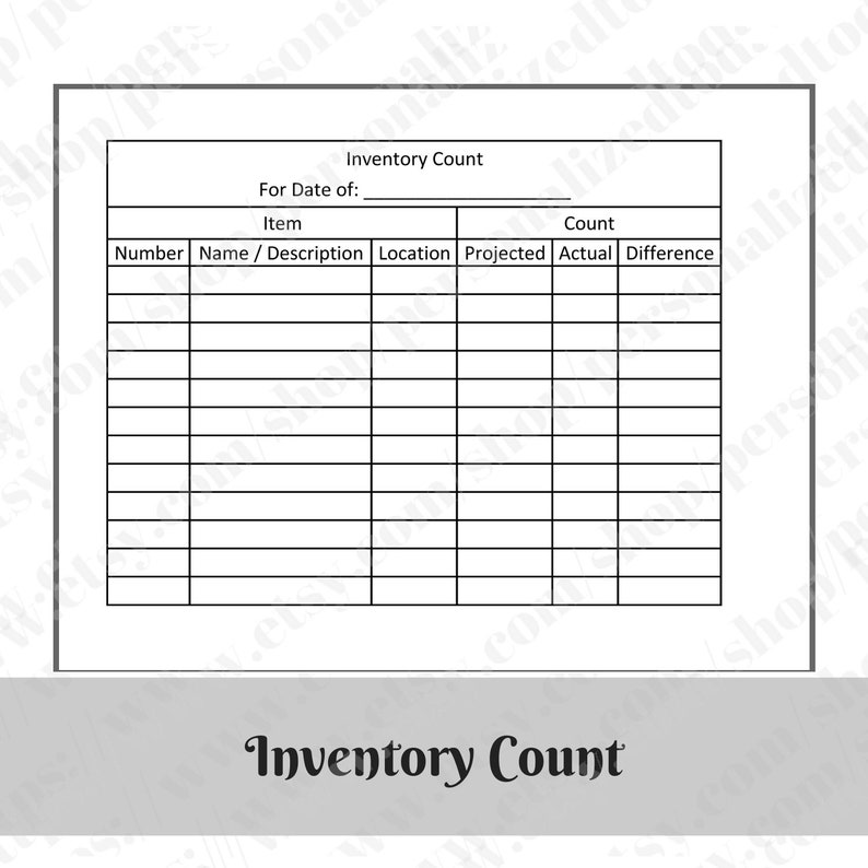 How to do manual inventory for small business - deltadynamic