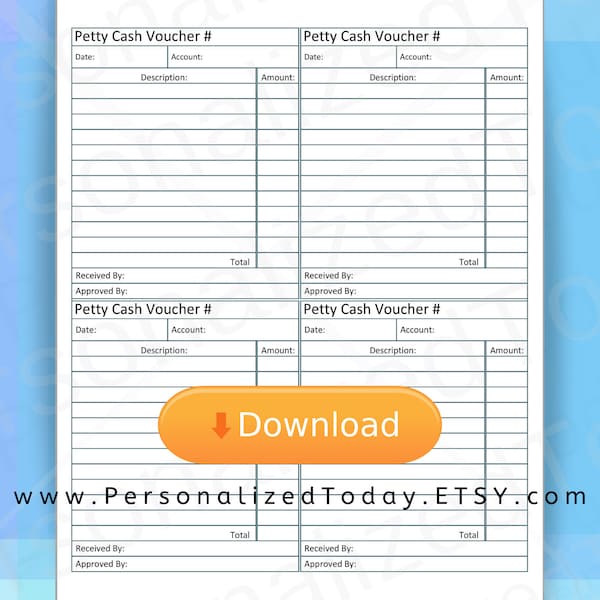 Cash Out Form - Etsy