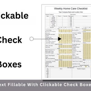 Weekly Home Care Checklist + Timesheet Template Google Sheets Online ...