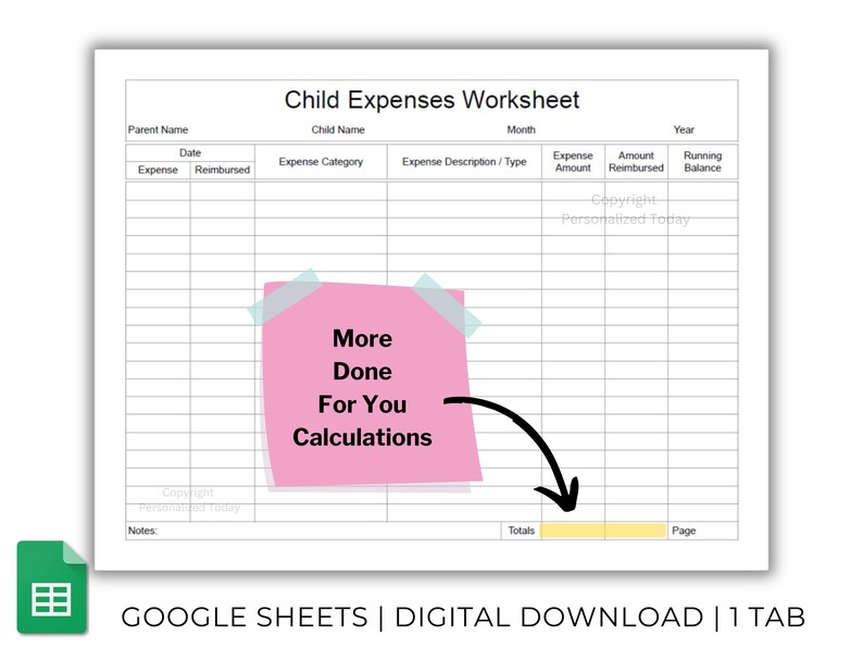 Shared Parenting Expense Tracking - Divorced Parents Spending Tracker ...