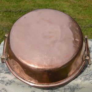 Jam Pan Antique Copper Professional Jelly Pan and Ecumoire 40cm Rolled ...