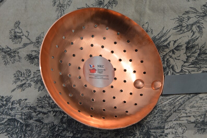 Normandy Kitchen Copper NKC Skimmer and Ladle Set, Stainless Steel ...