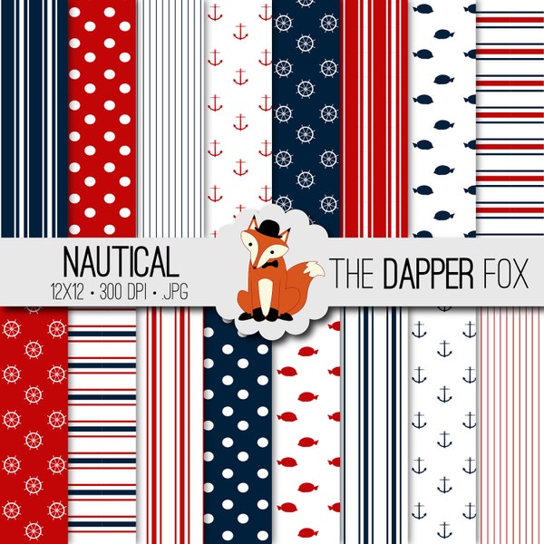 Nautical Paper - Etsy