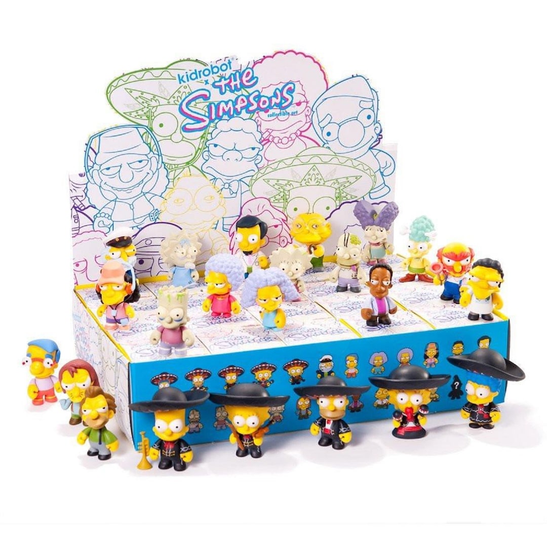 The Simpsons Mini Keychain Series 1.5 Inch by Kidrobot Sealed Case - Etsy