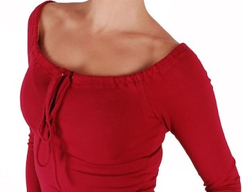 Open Shoulder Top | Etsy