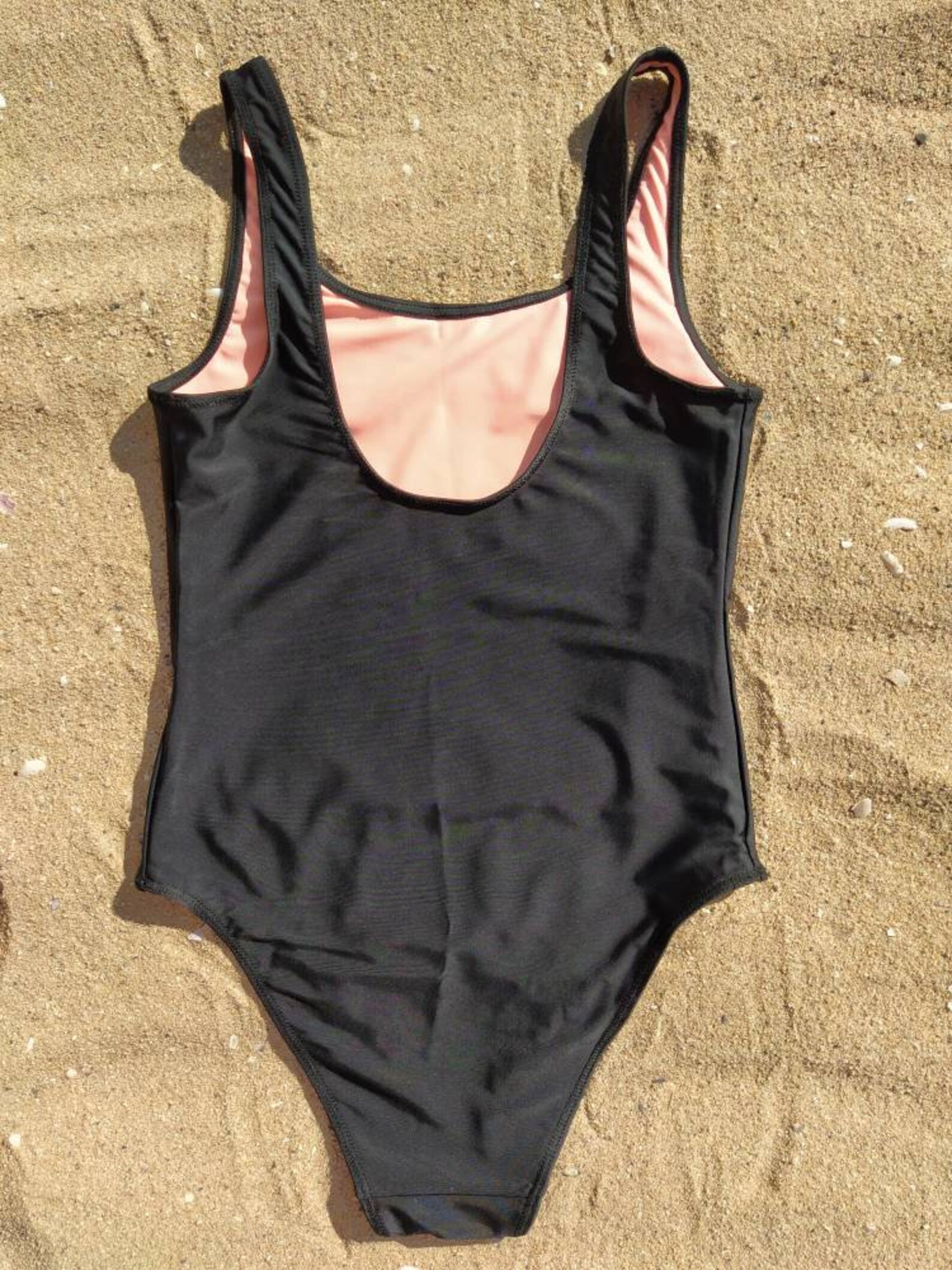 Reversible One Piece Swimsuit Women Bathing Suit 2020 Black - Etsy