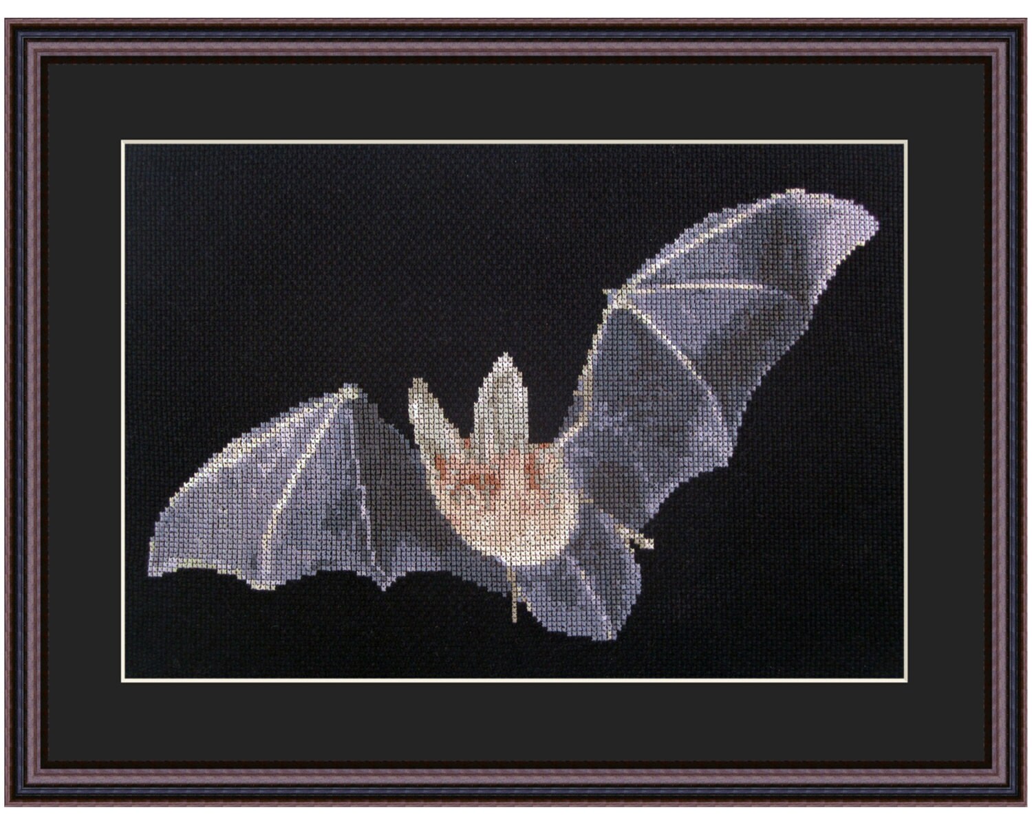 Bat Catch Cross Stitch Kit Bat Flying Bird Animal - Etsy