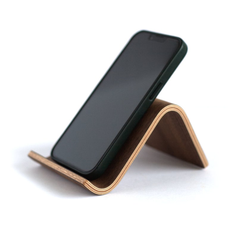 Wood Phone Stand - Etsy