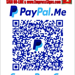 Paypal QR Code Sign - Etsy