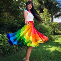 Cascade Draped Skirt Sewing Pattern | Midi High-waist Skirt Pattern ...