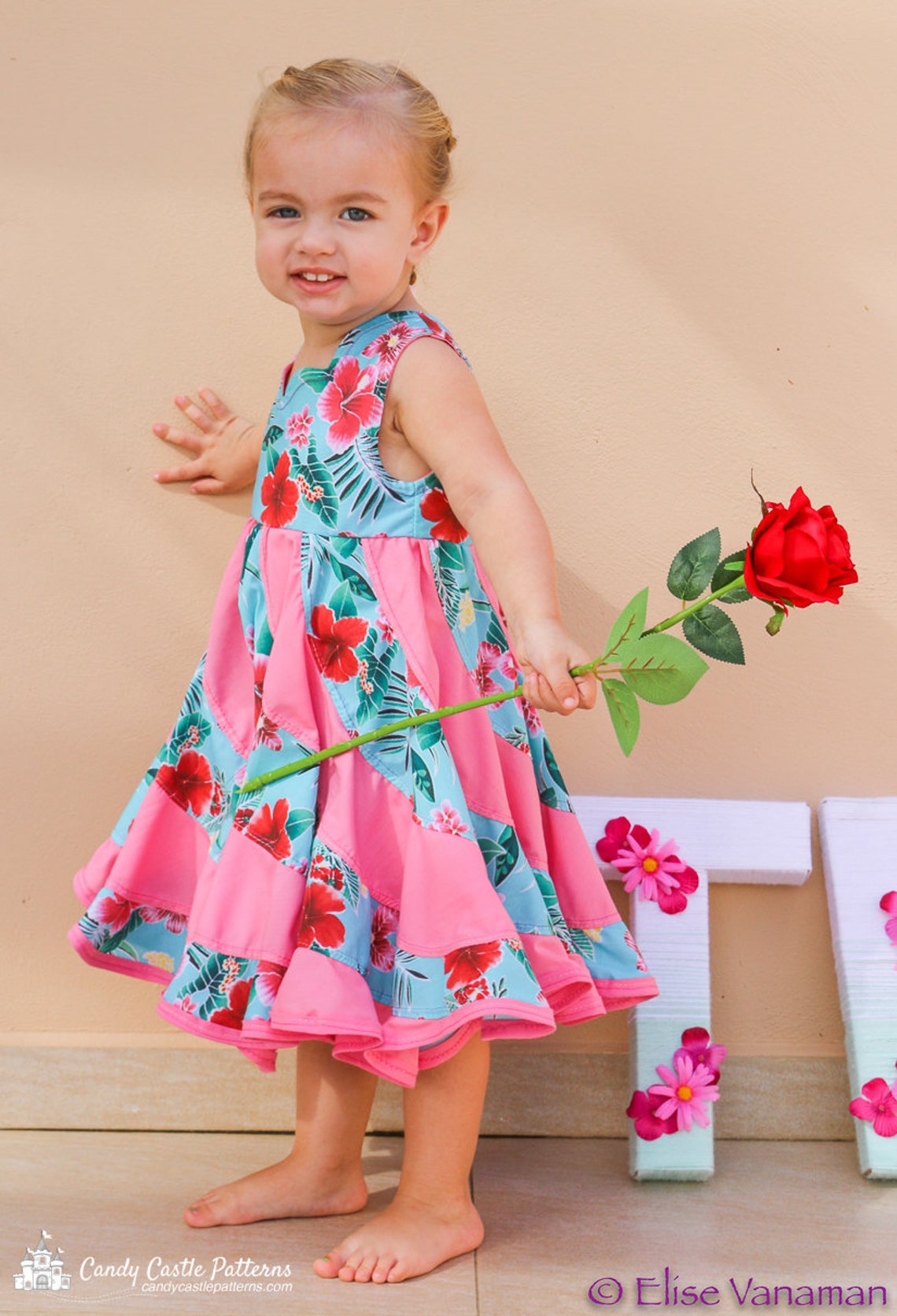 Peppermint Swirl Dress PDF Pattern - Etsy Nederland
