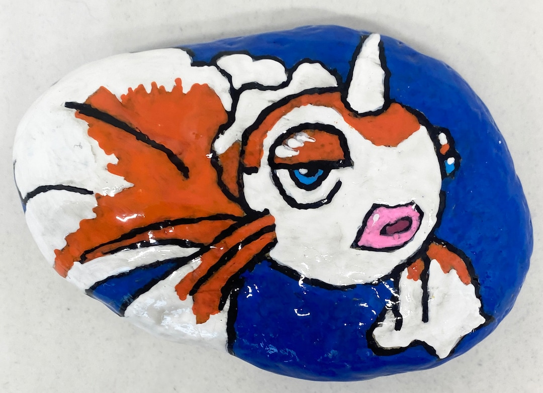 This is Pokémon Character #118, Goldeen (a Goldfish), a Water Type ...