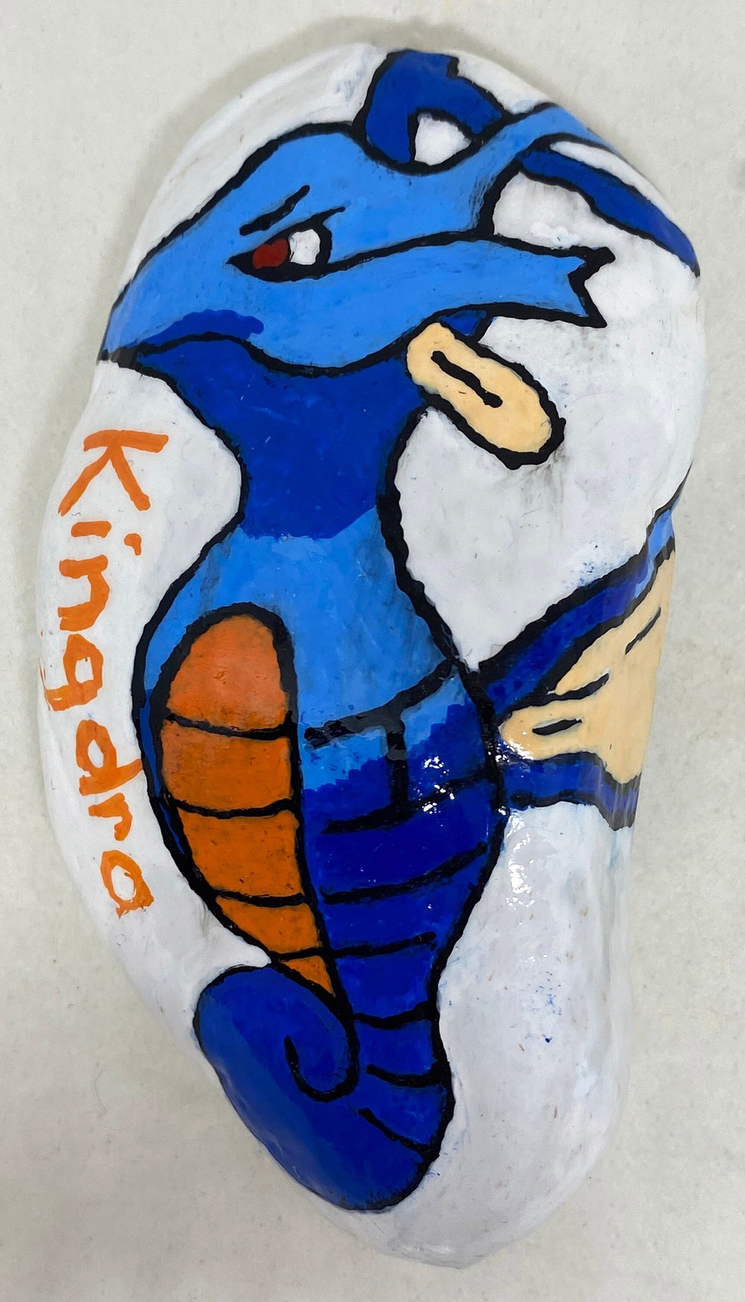 This is Pokémon Character #230, Kingdra; It is a Water/dragon Type ...