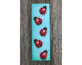Ladybug Bookmark | Etsy