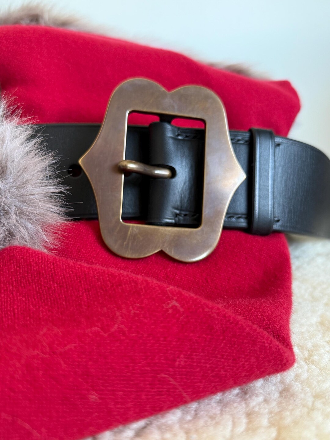 The Ultimate Santa Belt – Handmade Luxury for the Season - 6cm Wide - Etsy