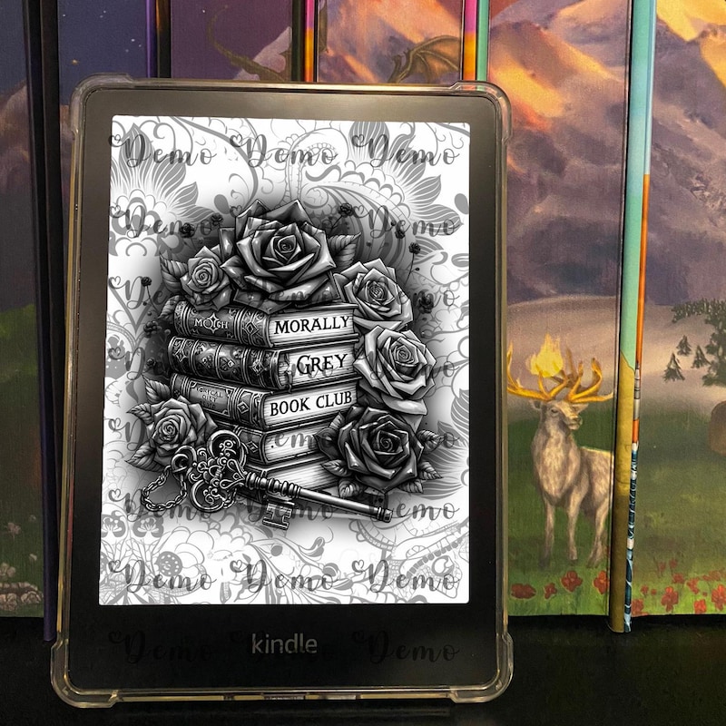 Kindle Gray Kindle Gray Kindle - Etsy