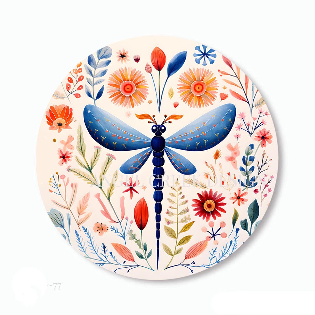 Dragonfly Stickers, Summer Dragonfly Stickers, Scrapbook Stickers ...