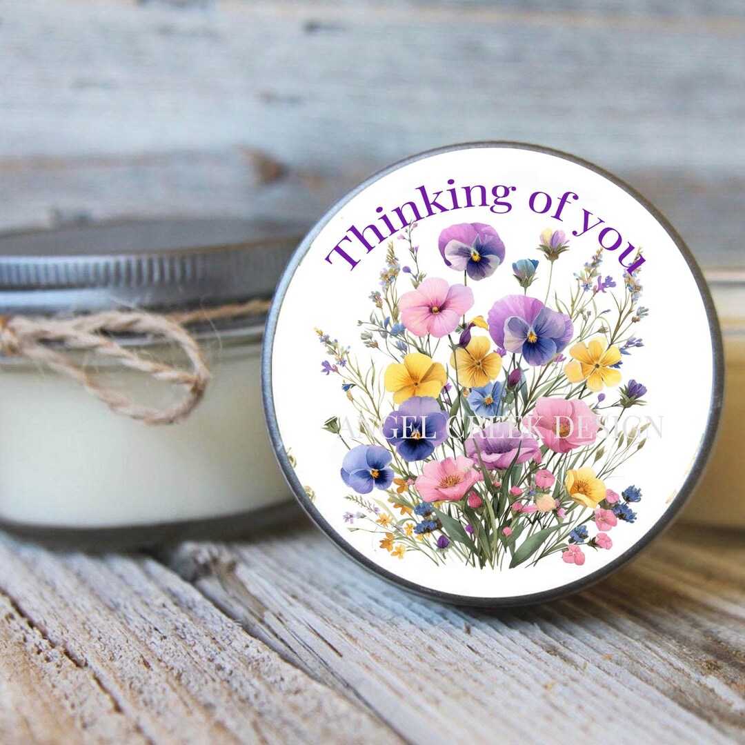 Thinking of You Wildflowers Stickers Wildflower Thinking of You ...