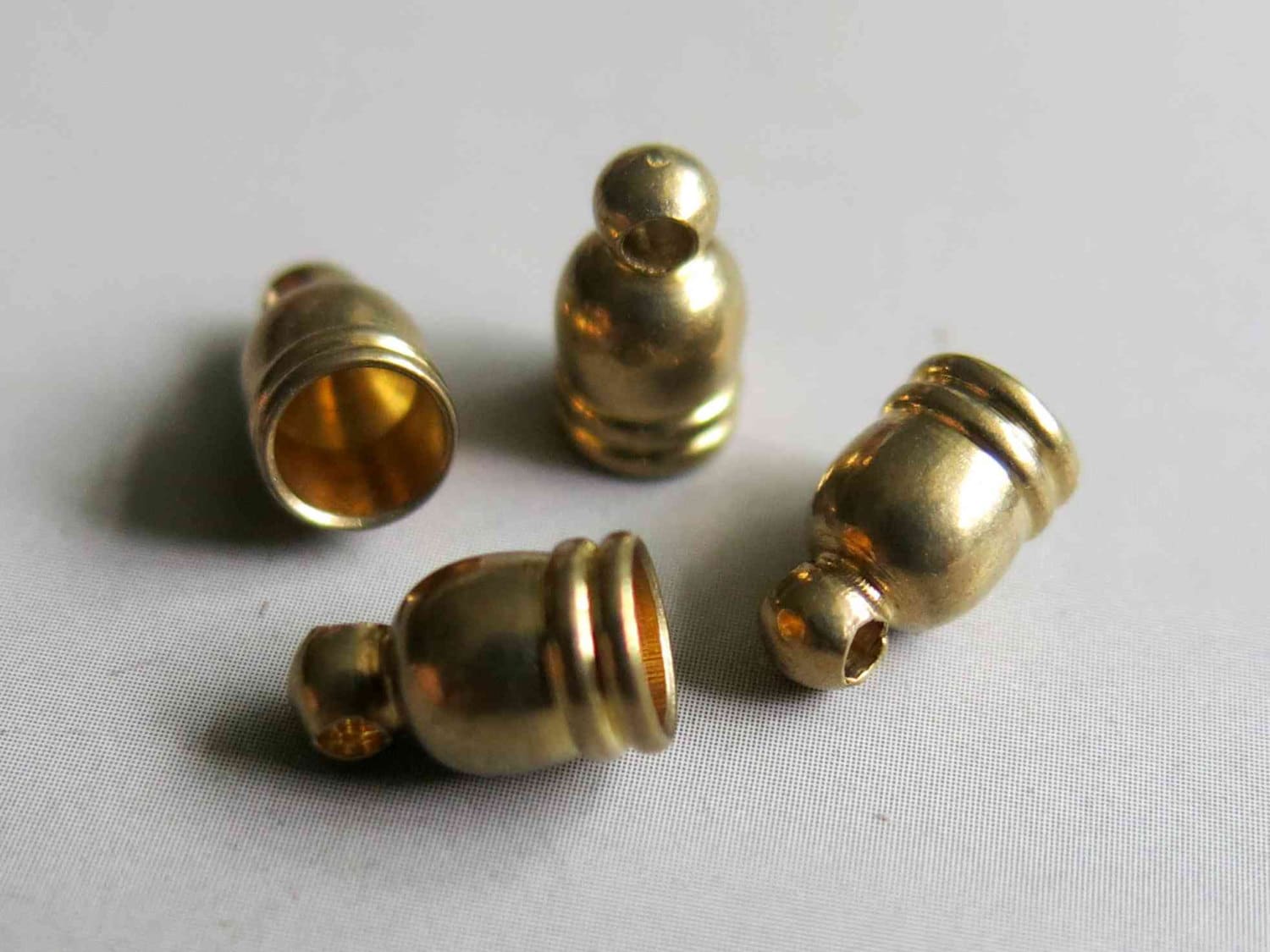 50pcs Raw Brass Cap for Tassel, Findings 9.5mm X 5.5mm - F133 - Etsy