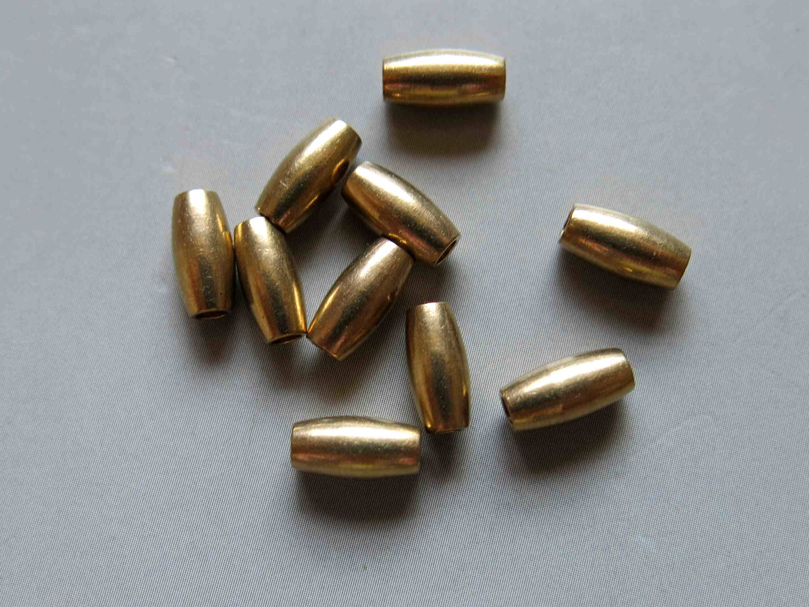 200pcs Raw Brass Oval Barrel Shape Beads Spacer Beads 8mmx4mm | Etsy