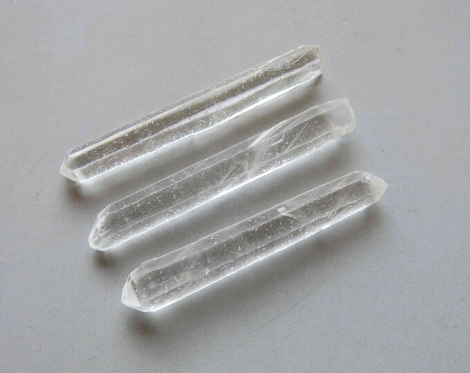 6pcs Natural Quartz Crystal Point 50mmx8mm - Etsy