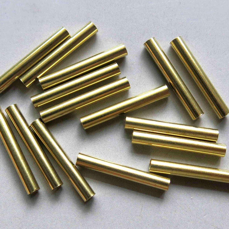 Brass Tube Beads - Etsy