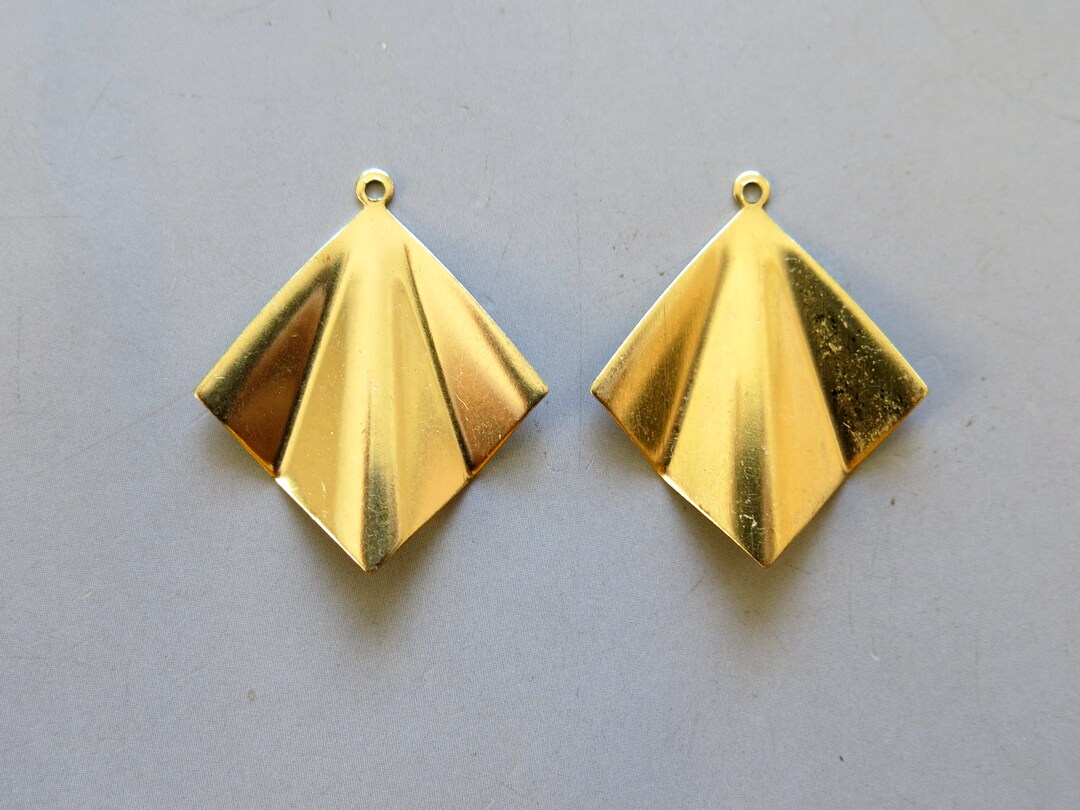 30pcs Raw Brass Rhombus Charms pendants 32mm X 27mm F1000 - Etsy