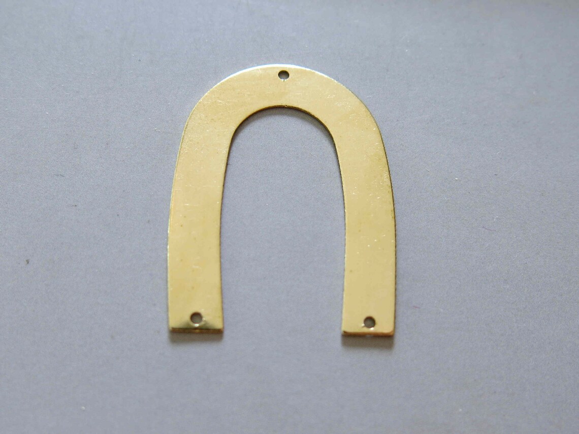 30pcs Raw Brass U Shape Charms Pendants Findings 35mmx27mm - Etsy