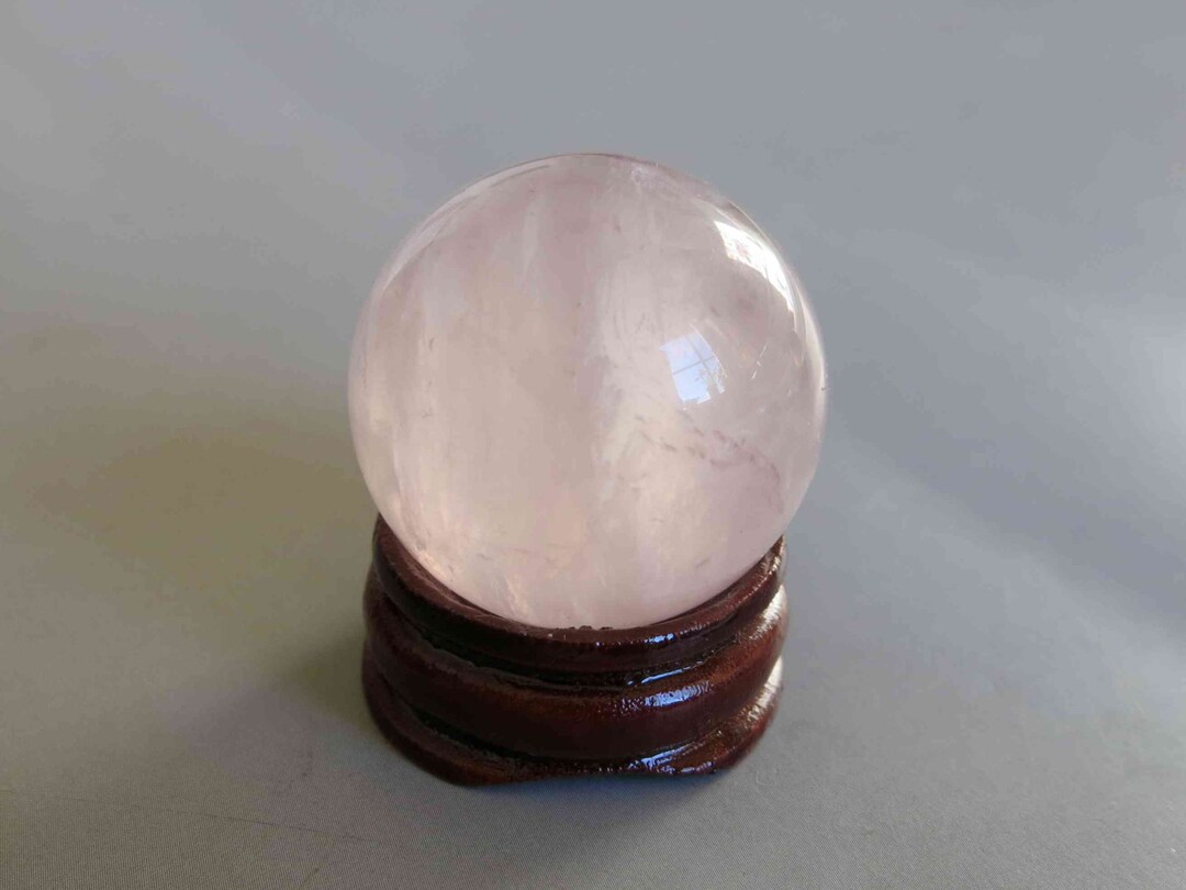 Polished Rose Crystal Ball - B415 - Etsy