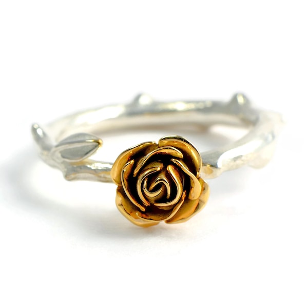Rose Ring - Etsy