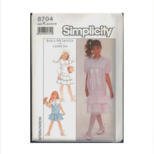 Uncut 1980s Size 8 10 12 Jessica Mcclintock Special Occasion Dress ...