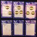 1940s Lot 68 Metal Prevue Movie Buttons Cards Gold Tone Silver Tone ...