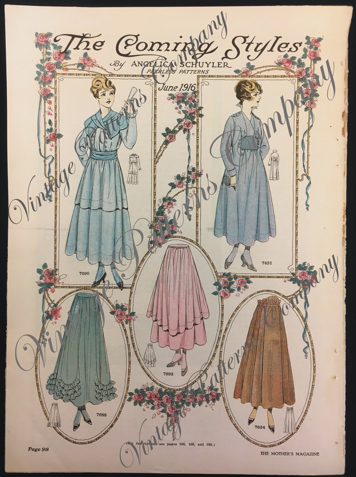 1916 June the Coming Styles Angelica Schuyler the Mother’s Magazine ...