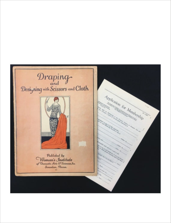 1920s Draping and Designing with Scissors and Cloth Book PLUS | Etsy