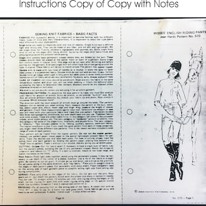 1970s Hip Size 32 – 42 Misses English Riding Pants Jean Hardy 570 ...