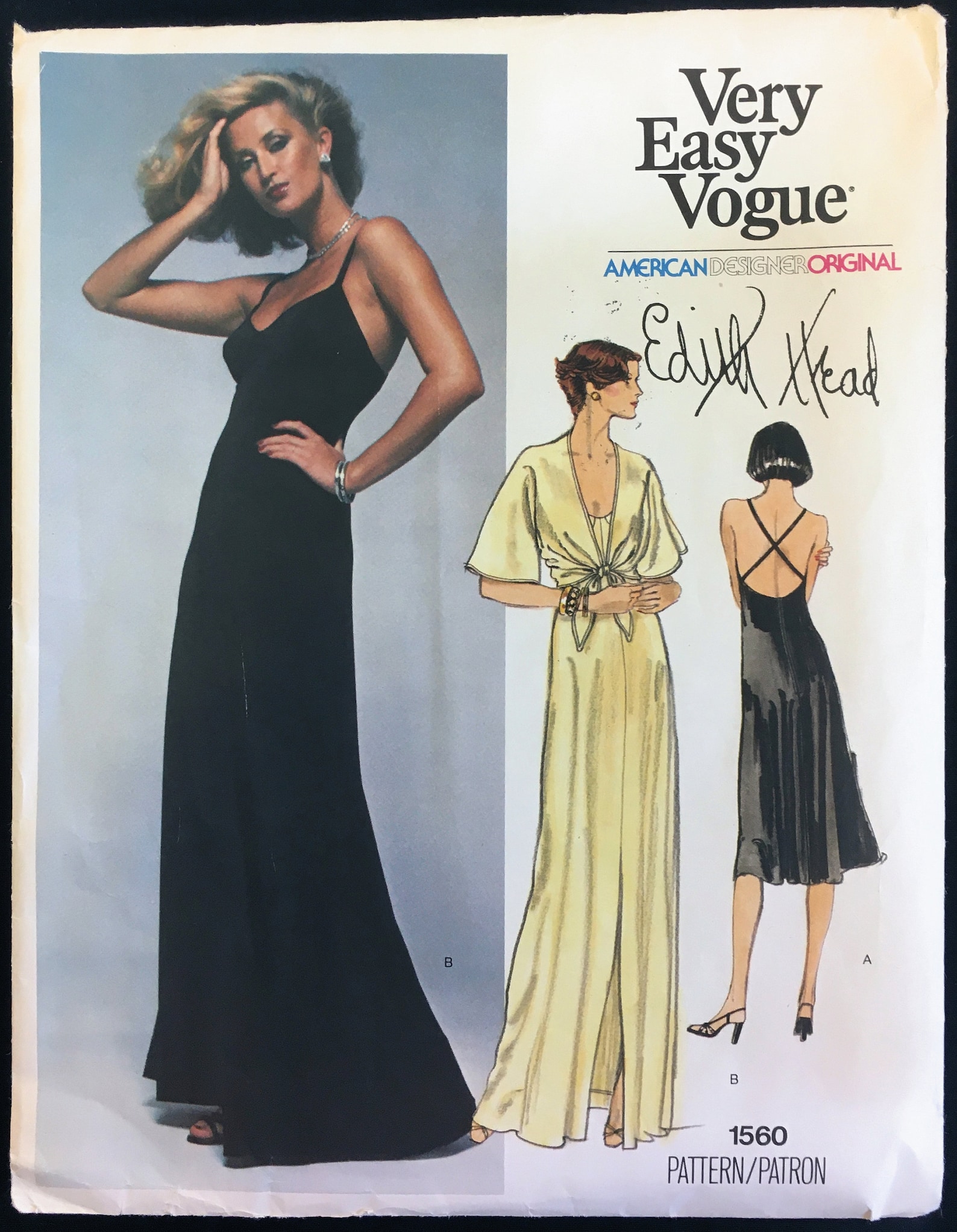 1970s Size 8 Bust 31 1/2 Edith Head Dress Jacket Vogue 1560 - Etsy