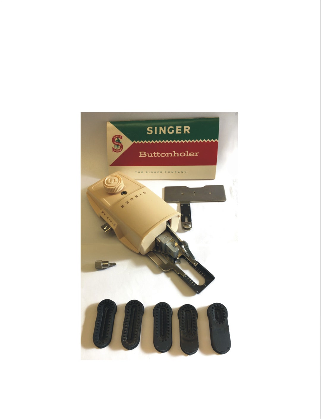 1960s Singer Buttonholer 489510 for Vertical Needle Sewing Machine 6 ...