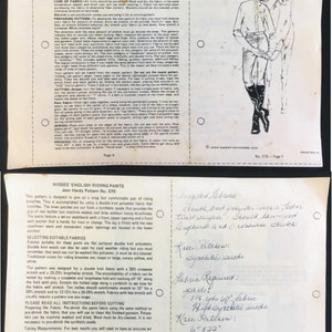 1970s Hip Size 32 – 42 Misses English Riding Pants Jean Hardy 570 ...