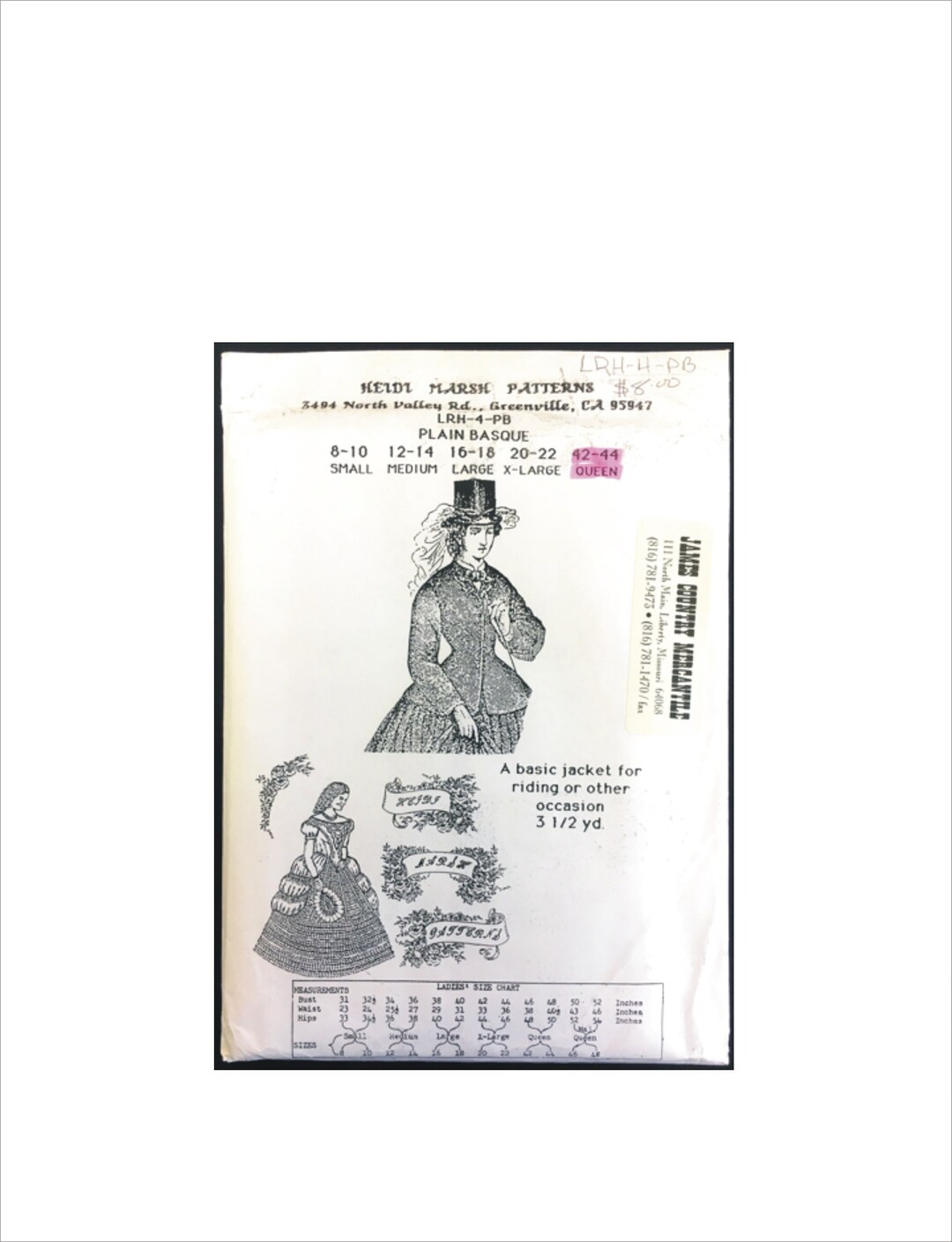 Uncut 1980s Size Queen 42 44 Bust 46 48 Ladys Basic Riding Jacket Heidi ...