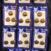 1940s Lot 68 Metal Prevue Movie Buttons Cards Gold Tone Silver Tone ...