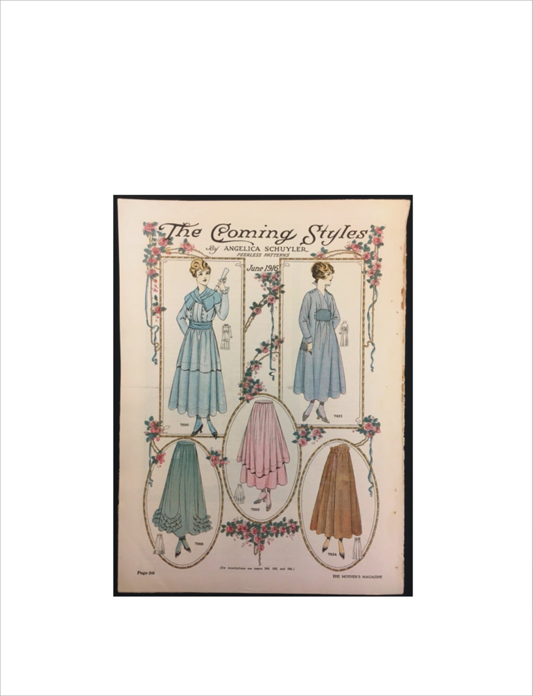 1916 June the Coming Styles Angelica Schuyler the Mother’s Magazine ...