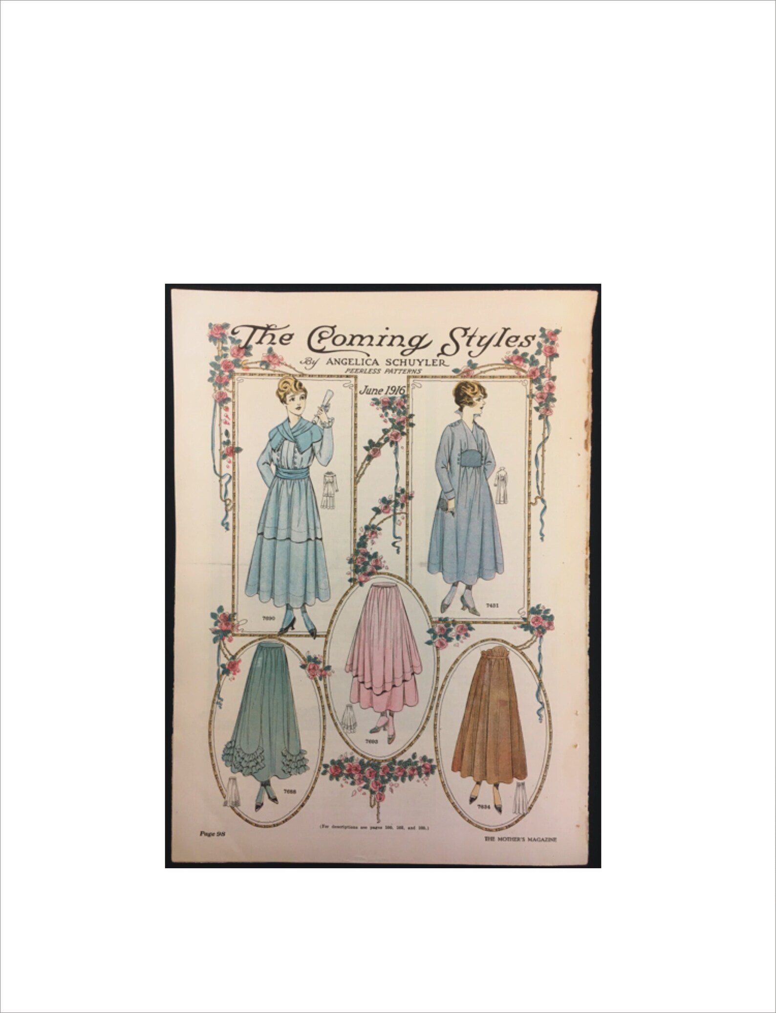 1916 June the Coming Styles Angelica Schuyler the Mother’s Magazine ...