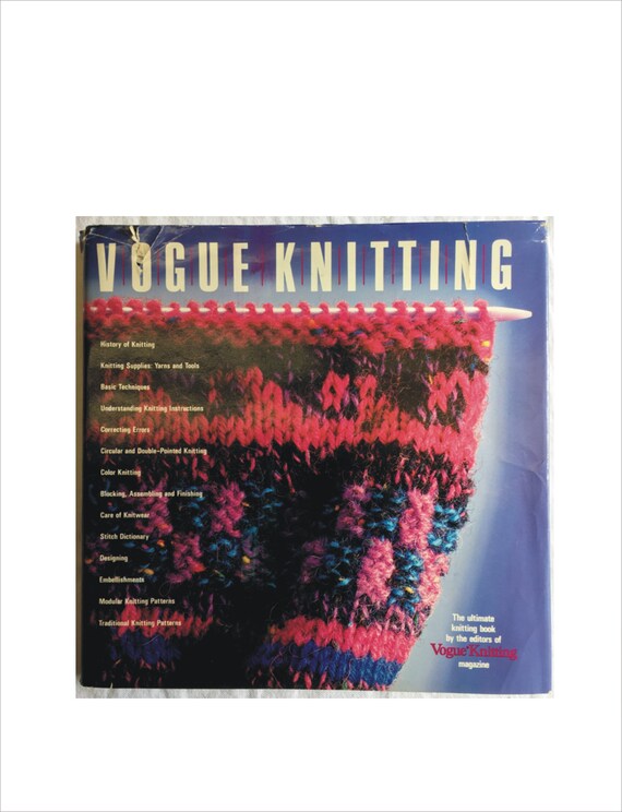 1980s Vogue Knitting by Editors of Vogue Knitting Magazine 280 - Etsy