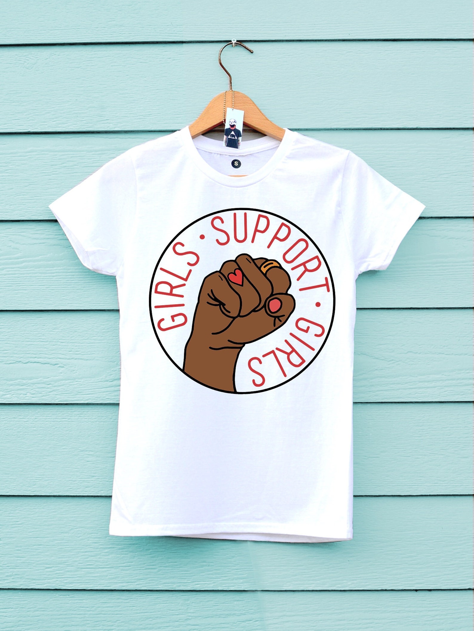 Girls Support Girls Soft Cotton T-shirt This Feminist T-shirt - Etsy UK