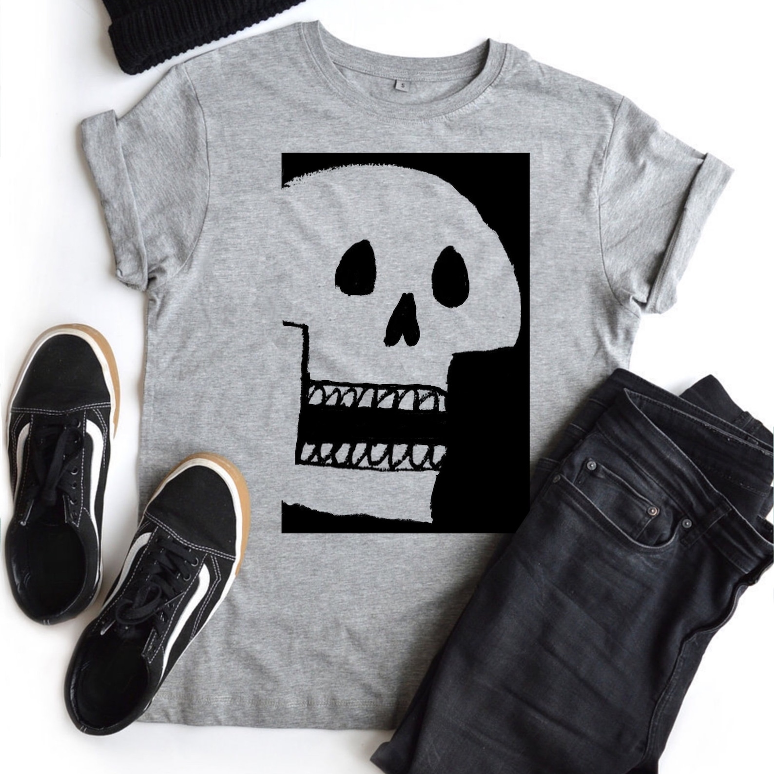 Skull Shirt Skull Print Skull Tshirt Skulls T-shirts - Etsy