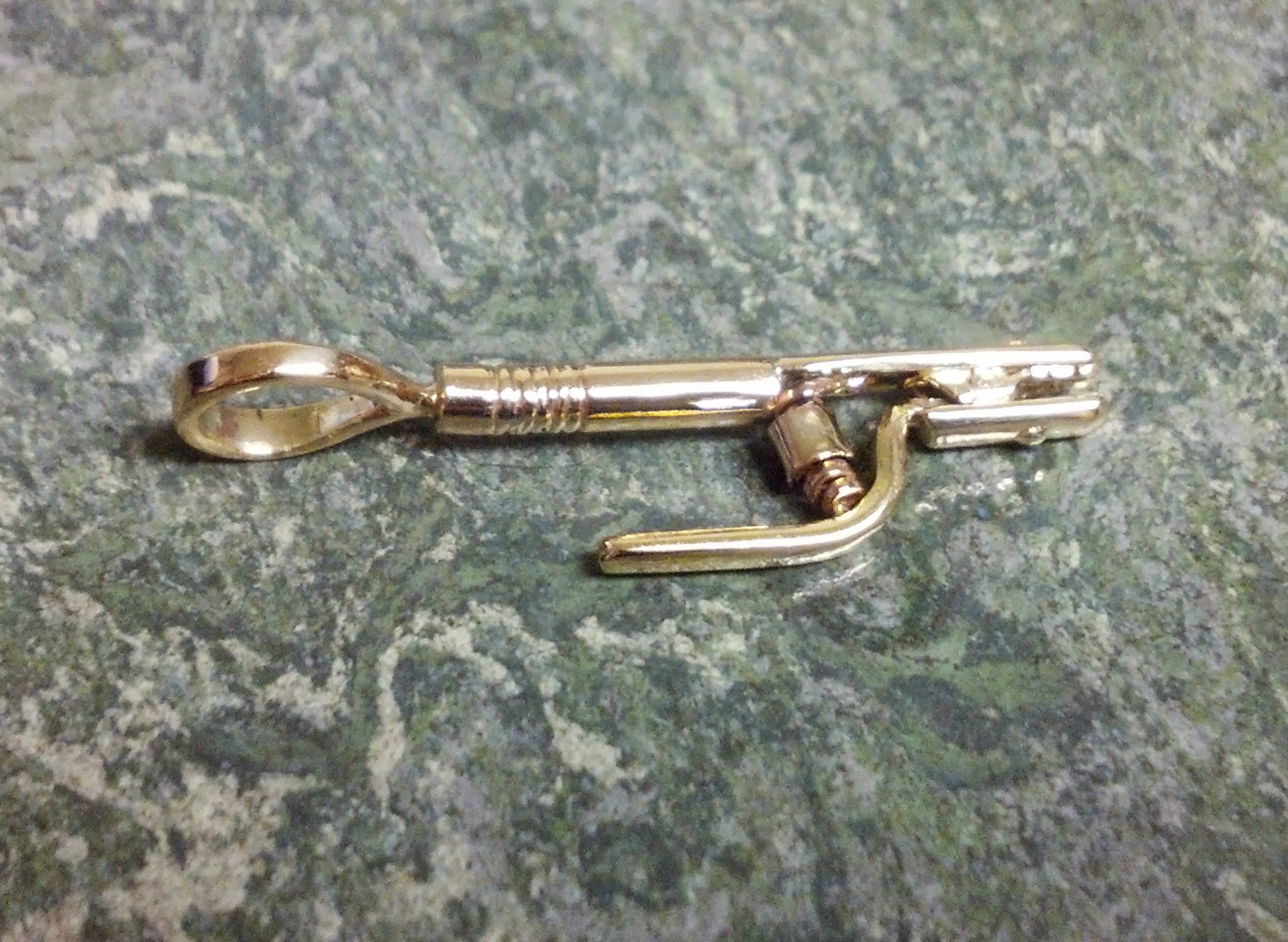 Handmade Welding Stinger Pendant - Custom 14k Gold & Silver Jewelry - Etsy