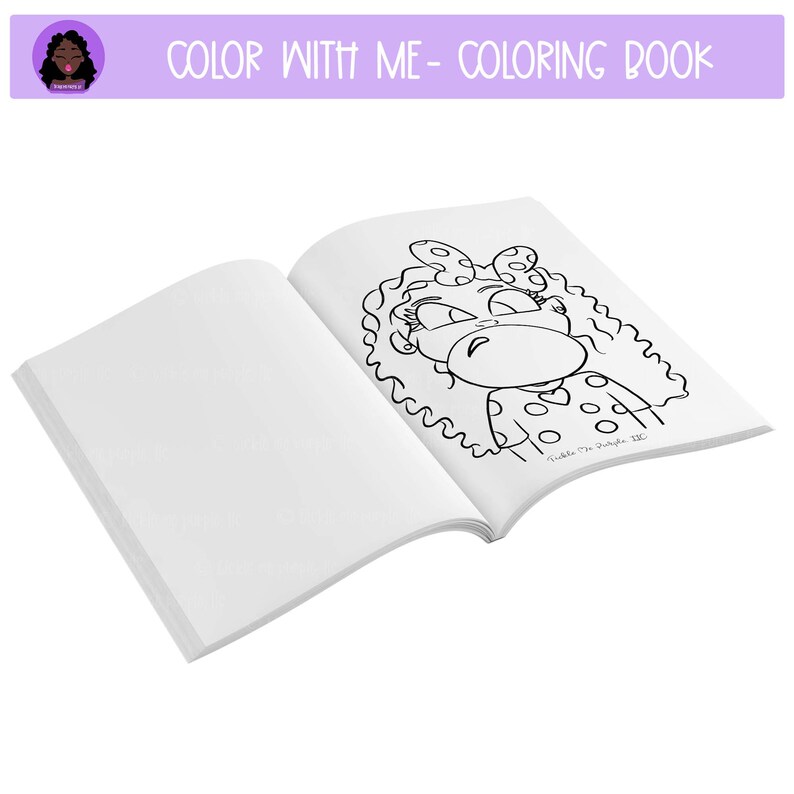 Color With Me Coloring Book Kids Gift Kids Coloring - Etsy