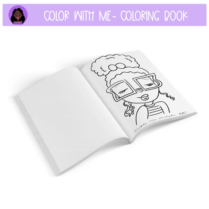 Color With Me Coloring Book Kids Gift Kids Coloring - Etsy