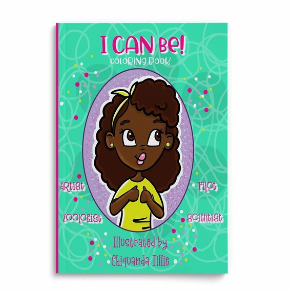 I Can Be Coloring Book | Etsy